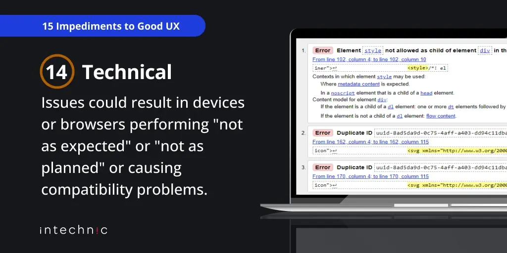 15 Usability Impediments in UX: Types of UX Problems and Issues and How to Solve Them